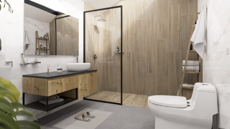 4 tipos de enchape para tu baño - Inspírame Corona