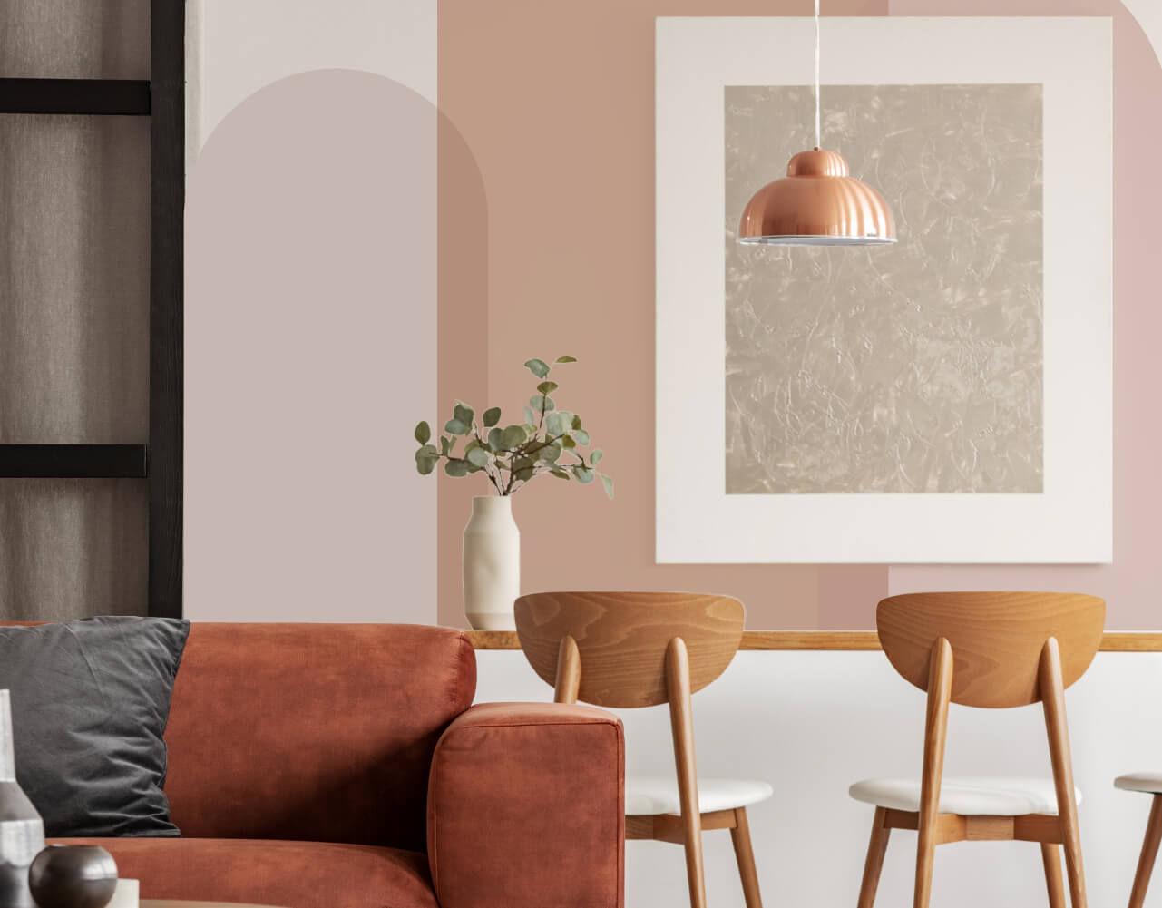 5 ideas para pintar paredes con diseños geométricos - Inspírame