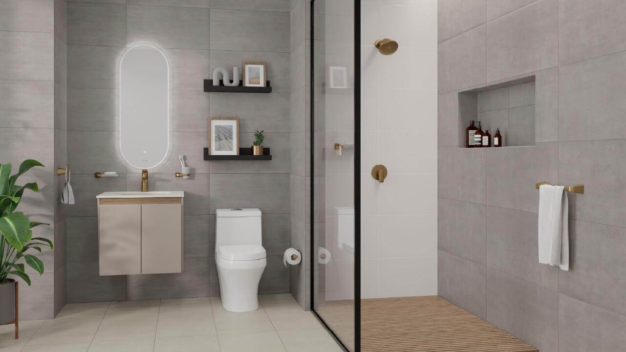 7 fotos de nichos para baños modernos - Inspirame Inspírame Corona