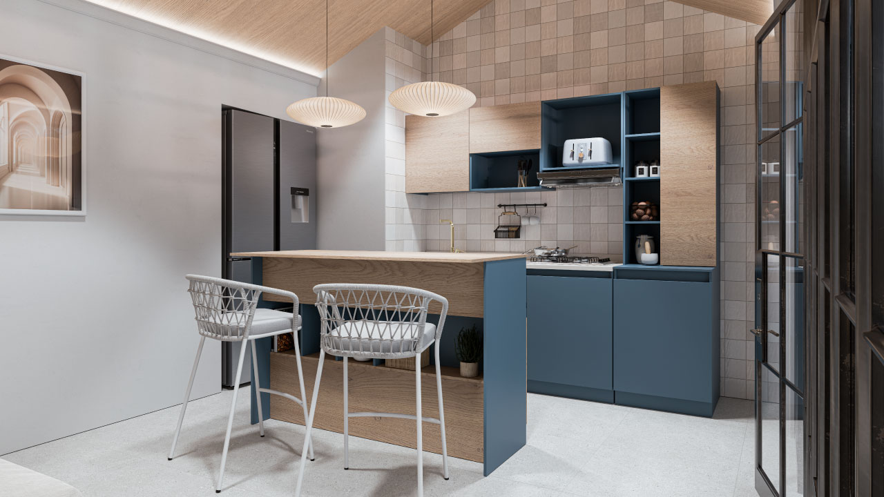 6 ideas de cocinas coloridas que está de moda | Inspírame